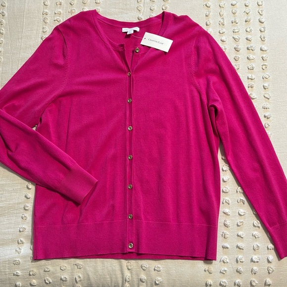 Charter Club | Sweaters | Nwt Charter Club Pink Cardigan Sz Xxl | Poshmark